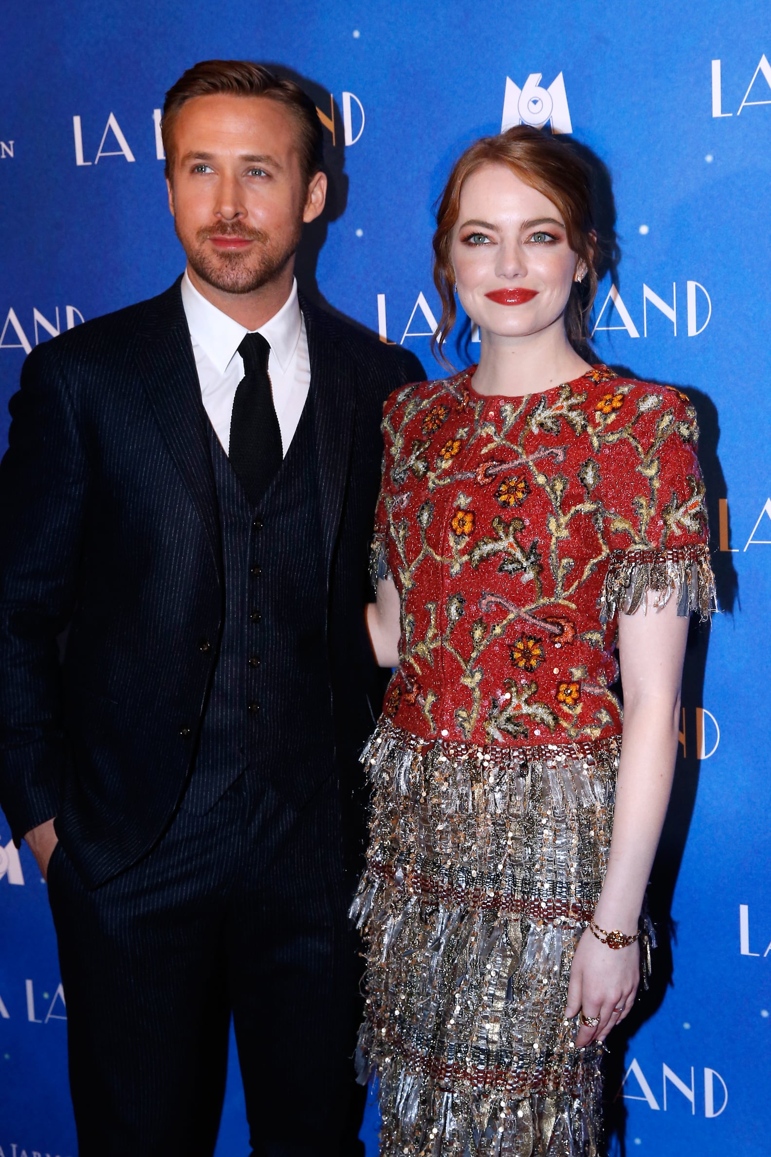 Ryan Gosling And Emma Stone La La Land Paris Premiere 2017 PS Celebrity