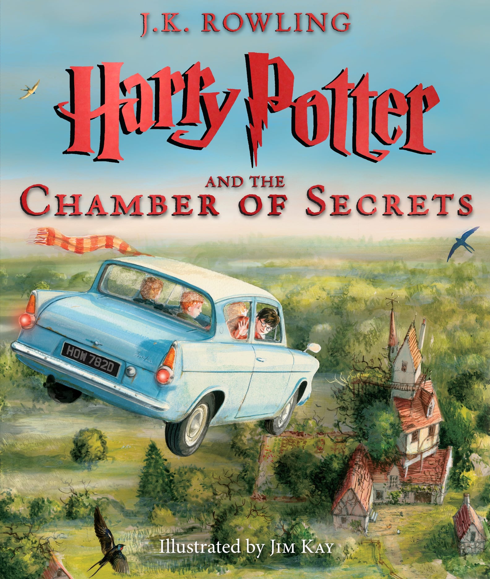 Harry Potter and the Chamber of Secrets Illustrated Cover | PS ...