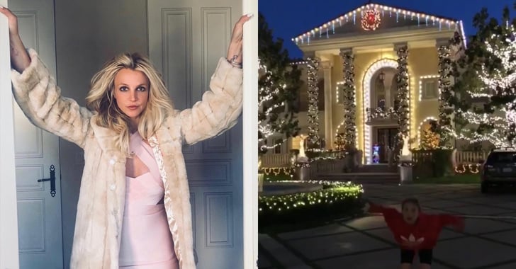 Britney Spears Christmas Lights 2017 | POPSUGAR Family