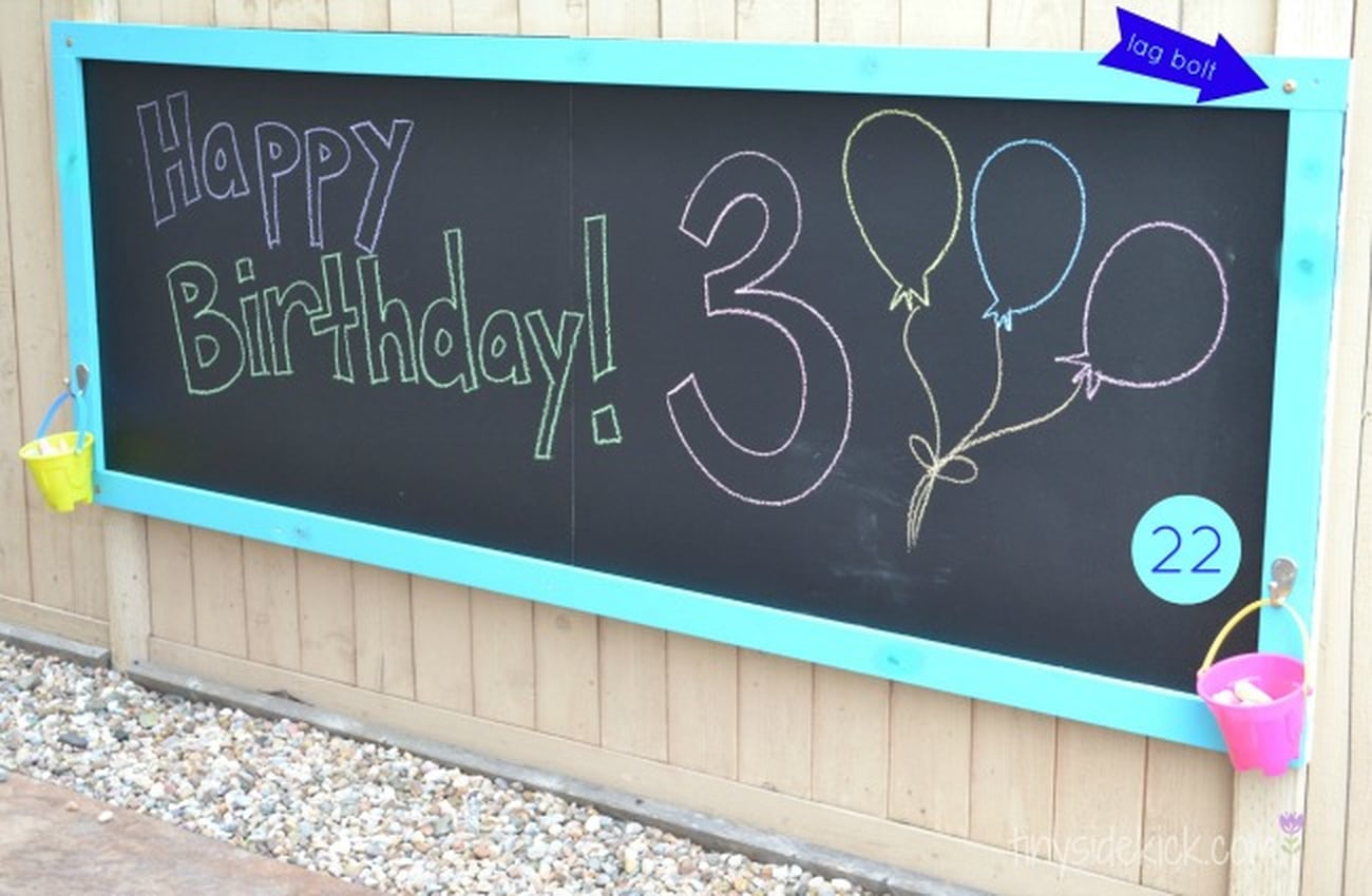 DIY Outdoor Chalkboard | PS Home
