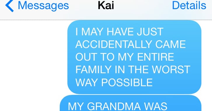 Accidental Coming-Out Text | PS Tech