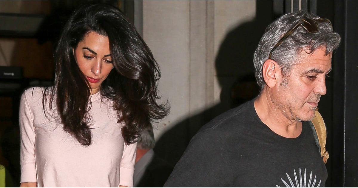 Amal Alamuddin With George Clooney and Her Parents | Photos | POPSUGAR ...