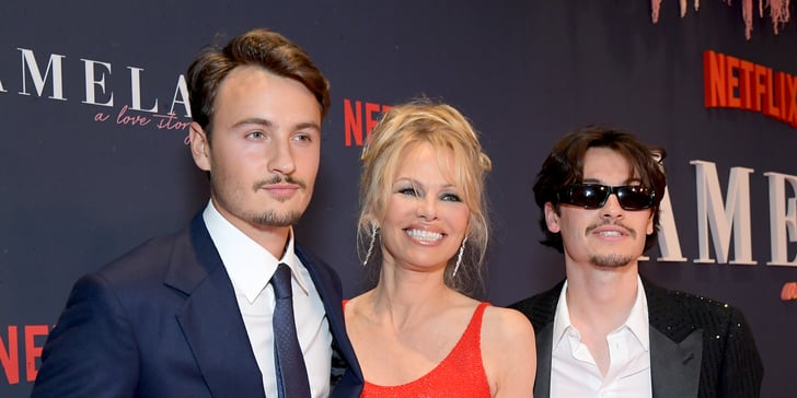 Pamela Anderson and Sons at Pamela, a Love Story Premiere | POPSUGAR ...
