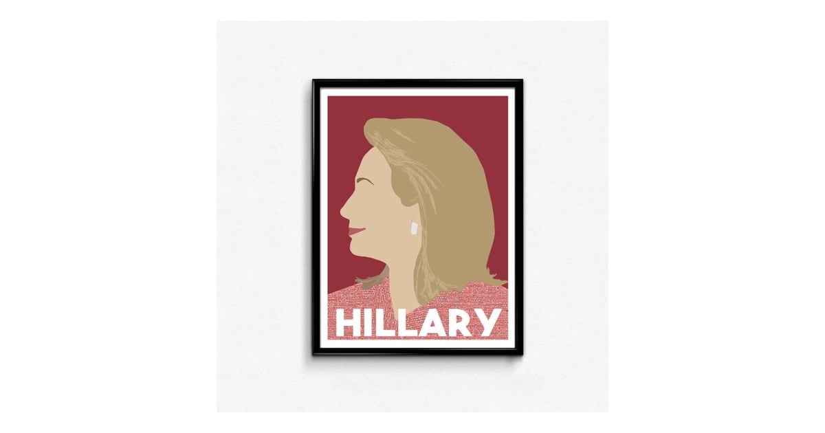 Hillary Clinton Feminist Poster | Famous Women in History Gifts ...