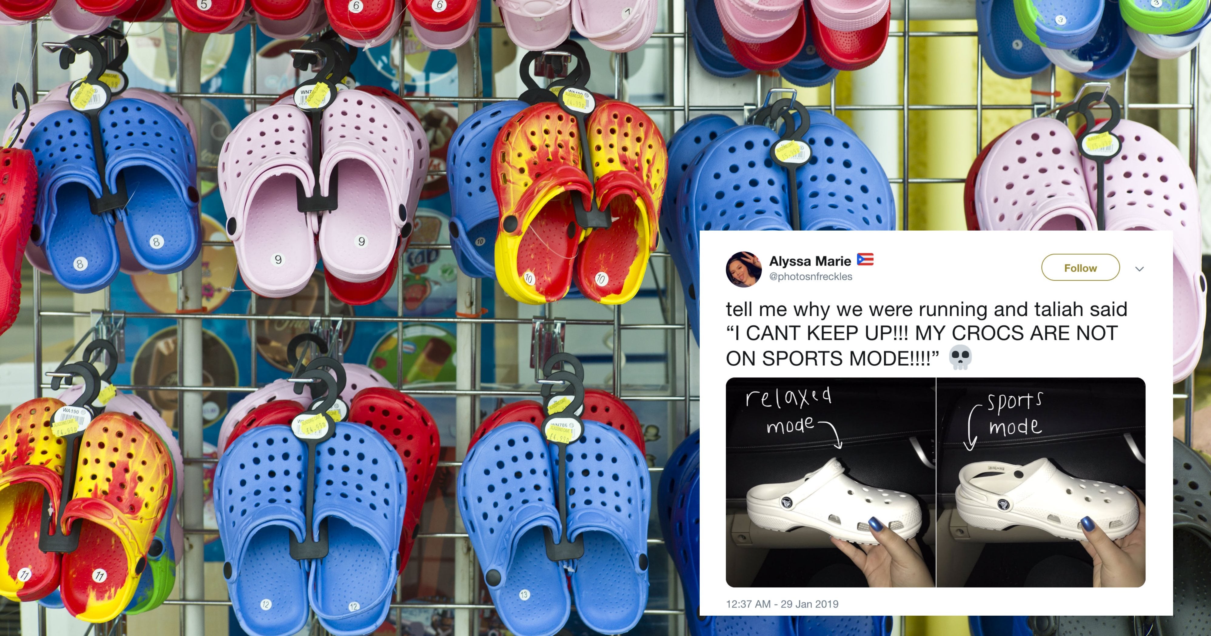 Crocs Sports Mode Twitter Debate | PS Fitness