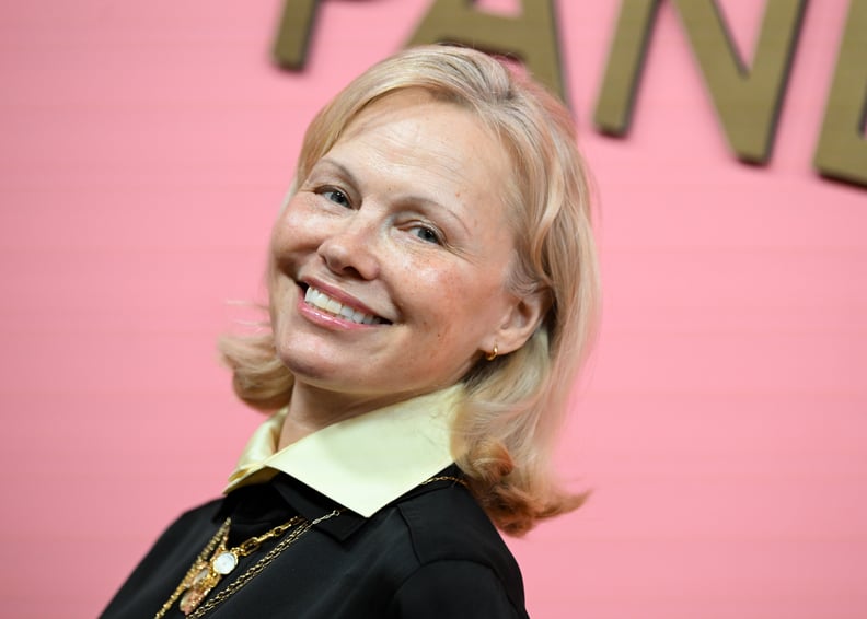 Pamela Anderson Debuts Copper Hair at Paris Fashion Week | PS Beauty