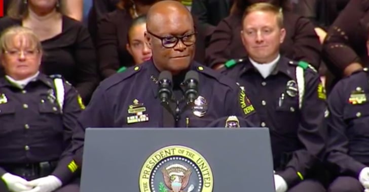 Dallas Police Chief David Brown Recites Stevie Wonder | POPSUGAR News
