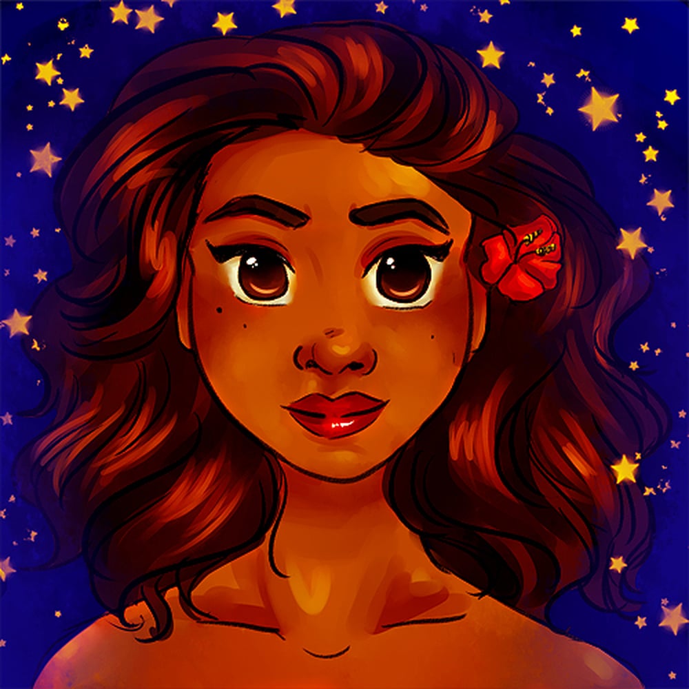 Moana Disney Princess Art | PS Love