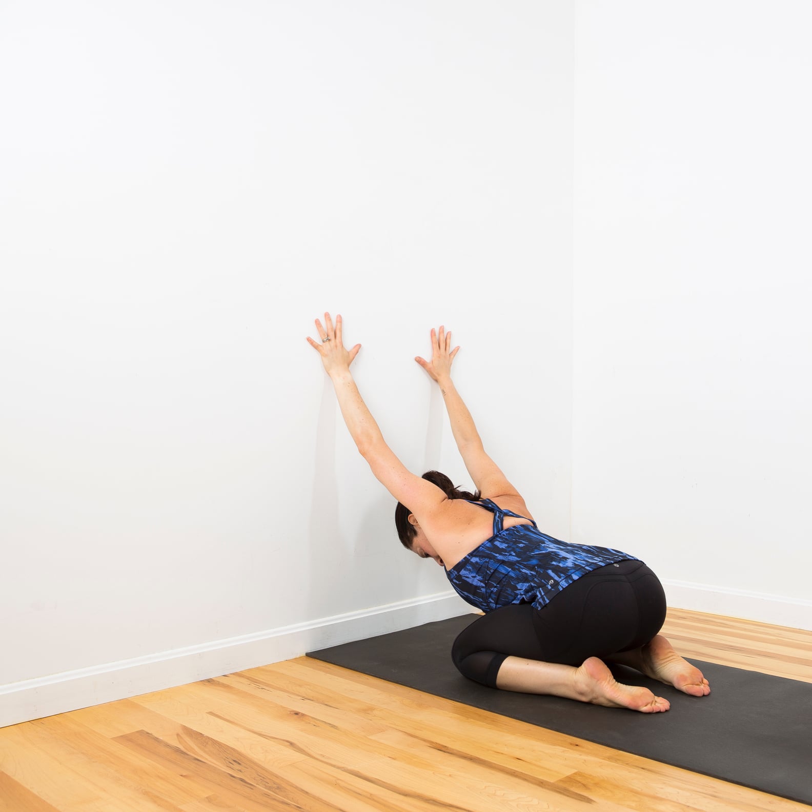Relaxing Wall Yoga Sequence | PS Fitness