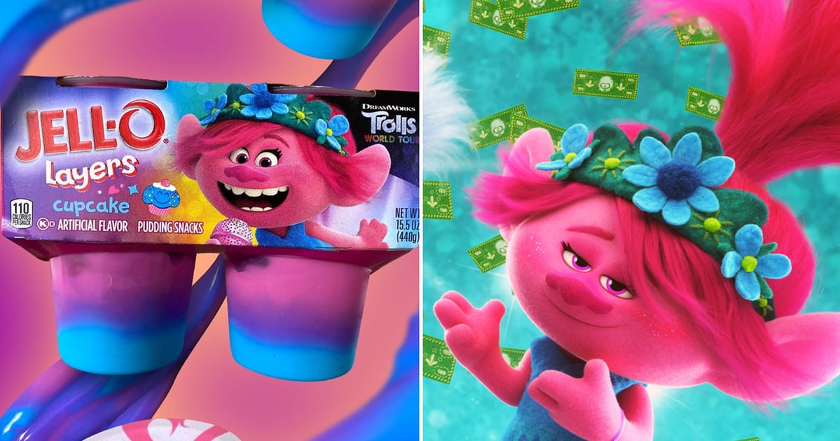Shop Trolls Cupcake-Flavored Jell-O Layers Pudding Snacks | PS Family