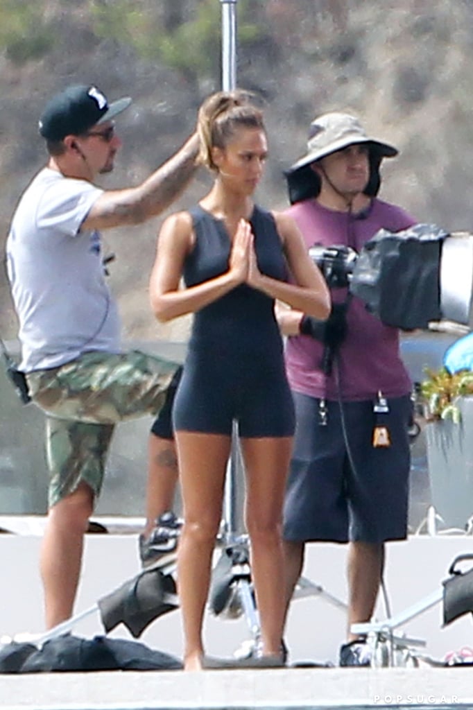 Jessica Alba Doing Yoga | POPSUGAR Latina Photo 12