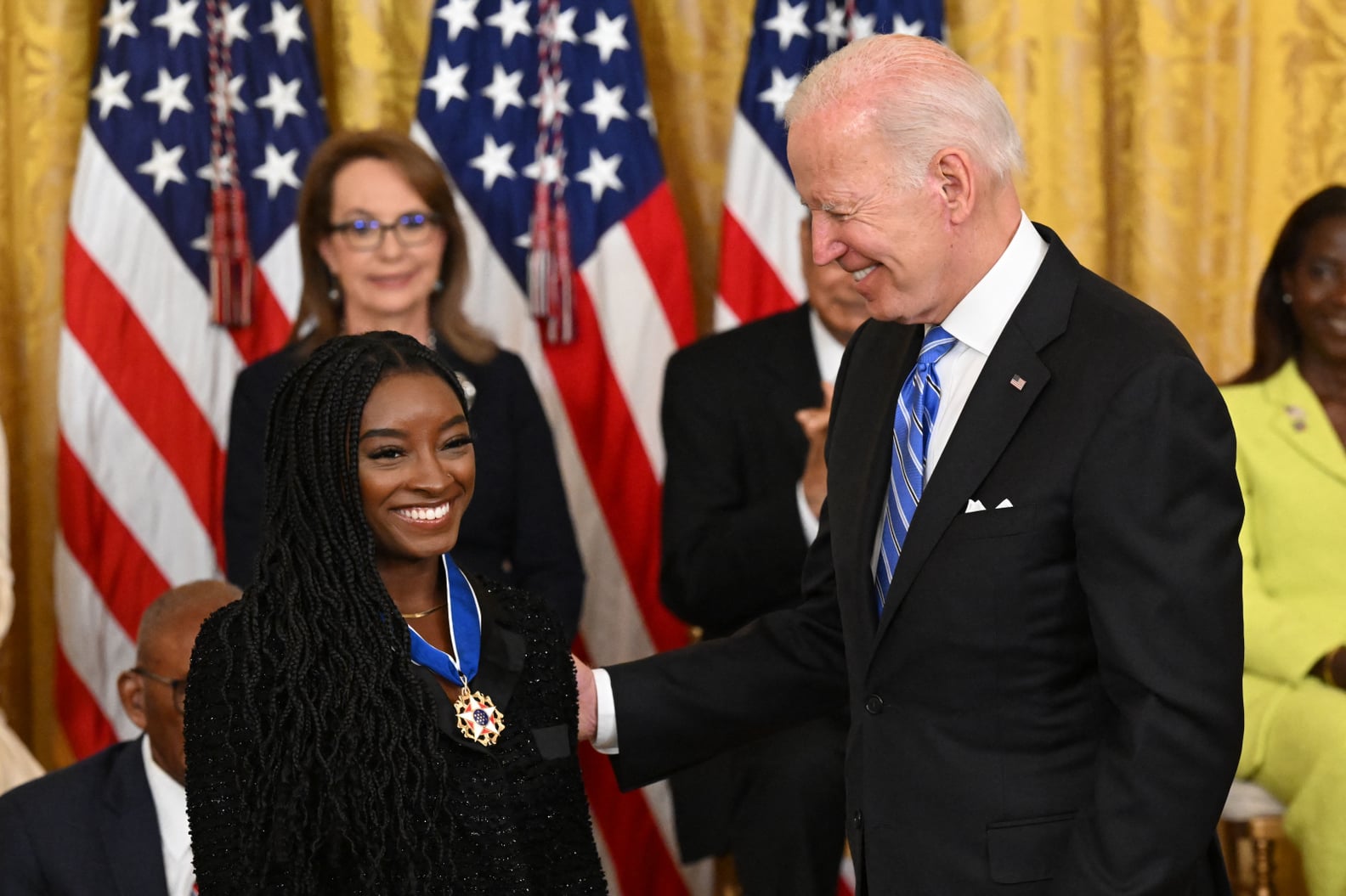Simone Biles Receives Presidential Medal of Freedom | POPSUGAR Celebrity