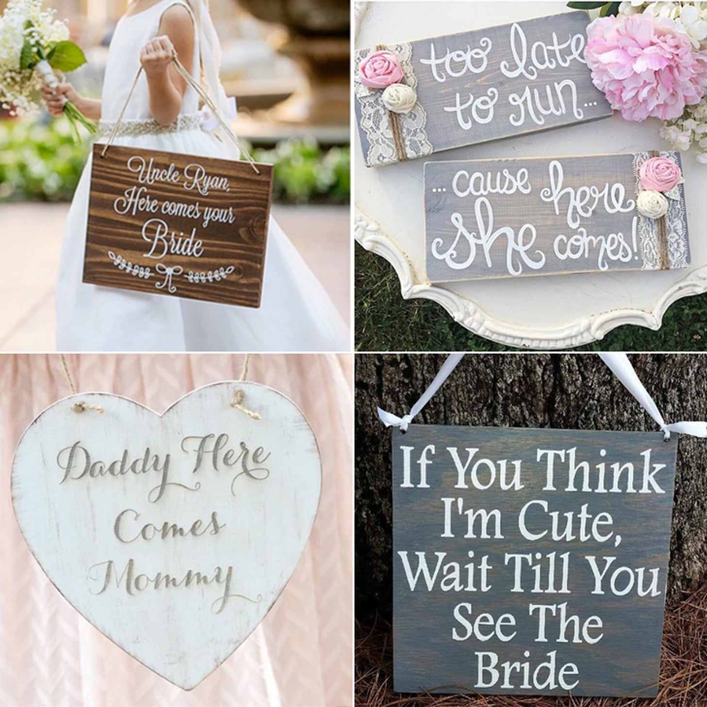Flower Girl and Ring Bearer Sign Ideas | PS Family