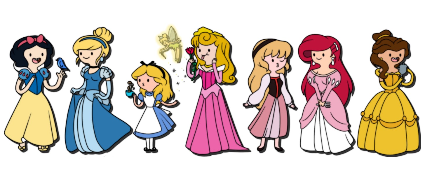 Adventure Time Disney Princesses
