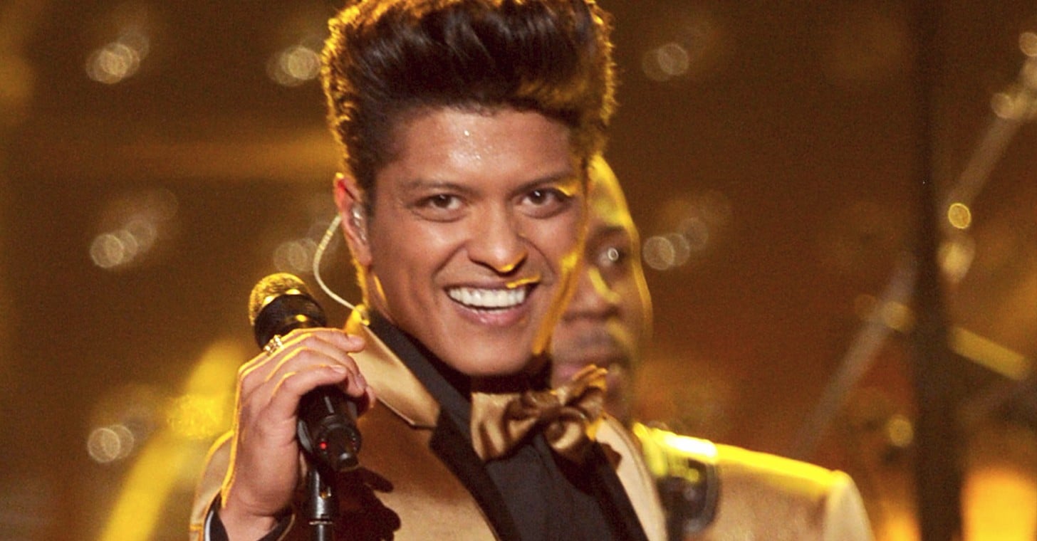 Bruno Mars Is Always Happy (Video) | POPSUGAR Celebrity