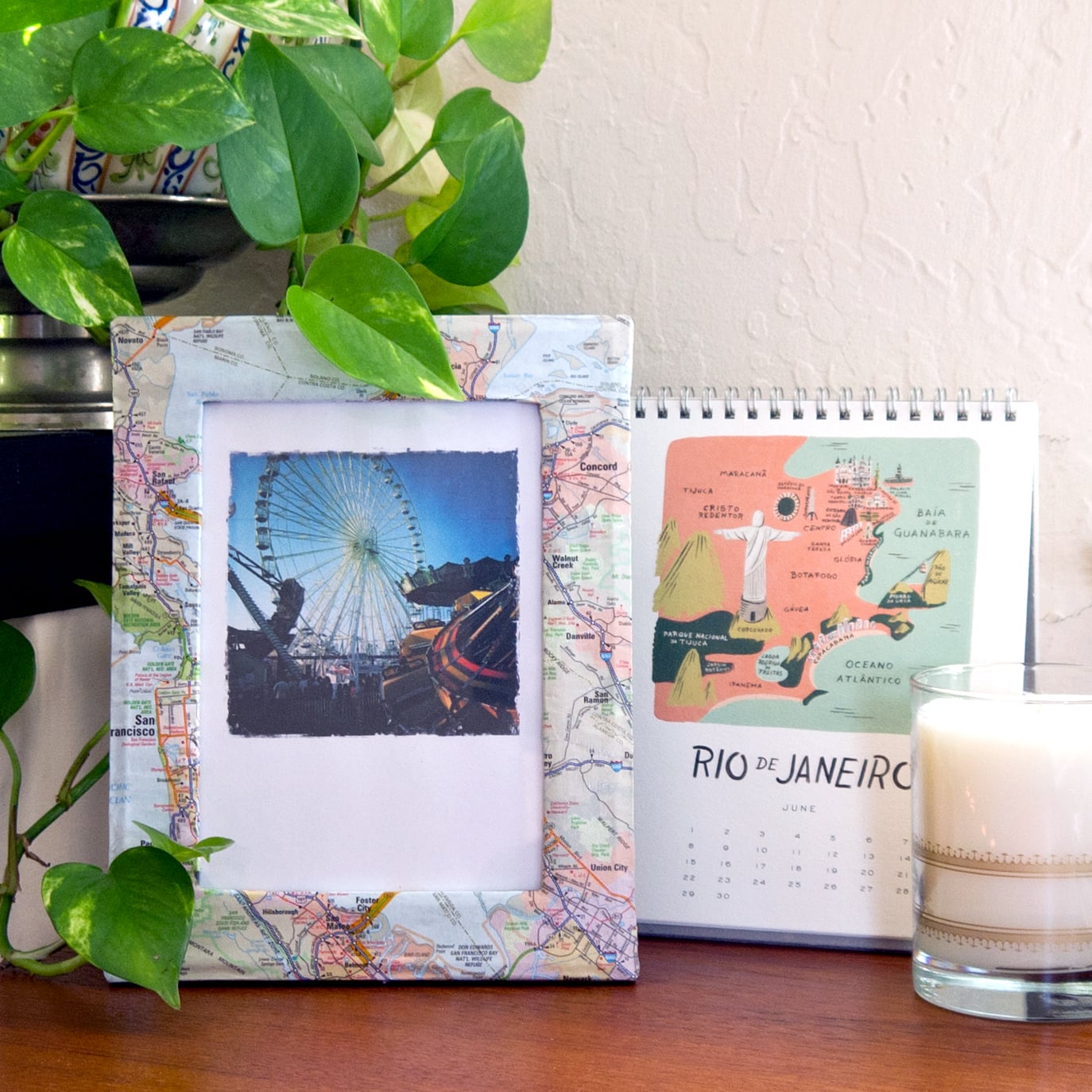 DIY Map Frame | POPSUGAR Smart Living