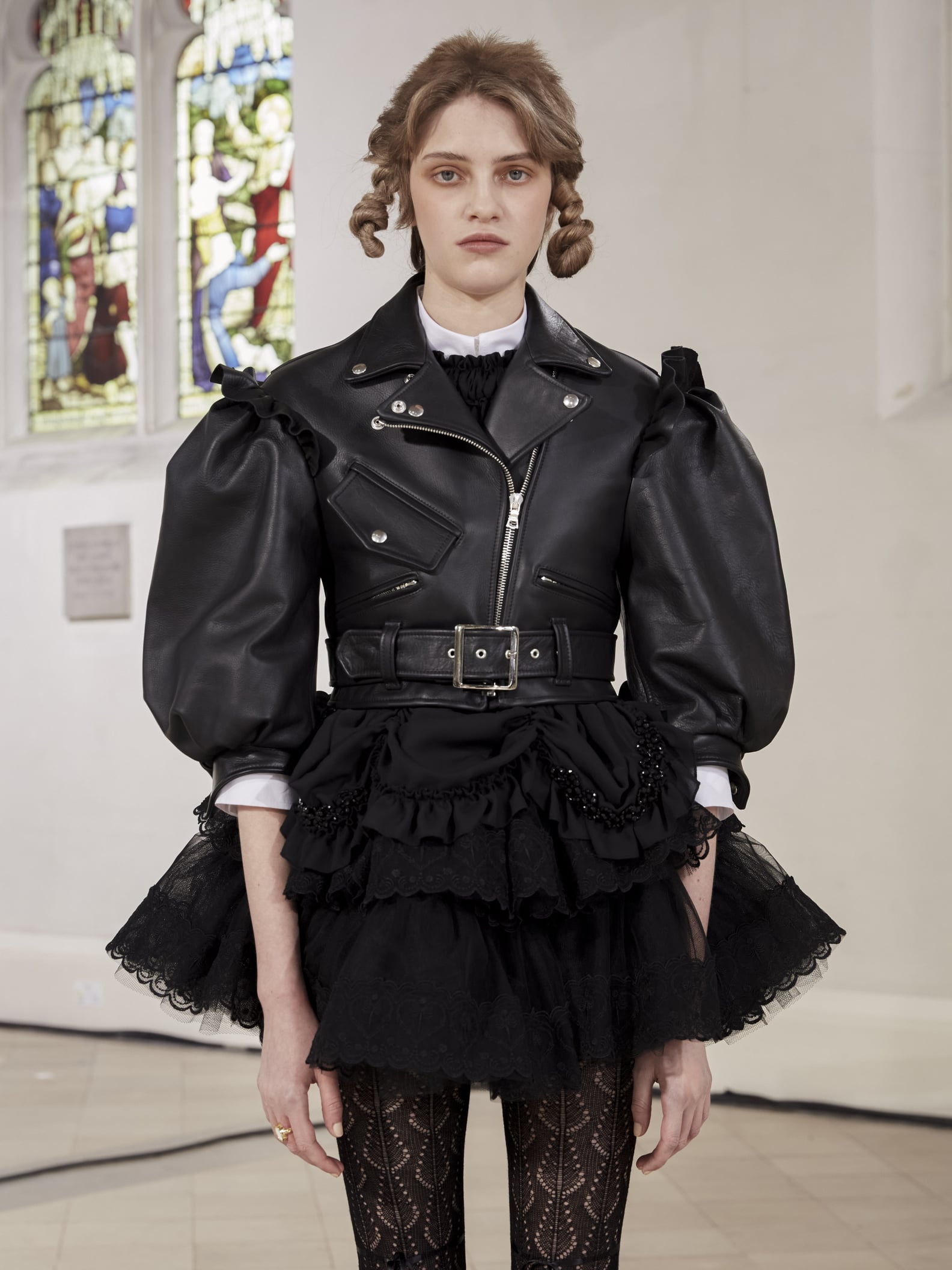 Simone Rocha Fall 2021 Features Patchwork and Regencycore | PS Fashion