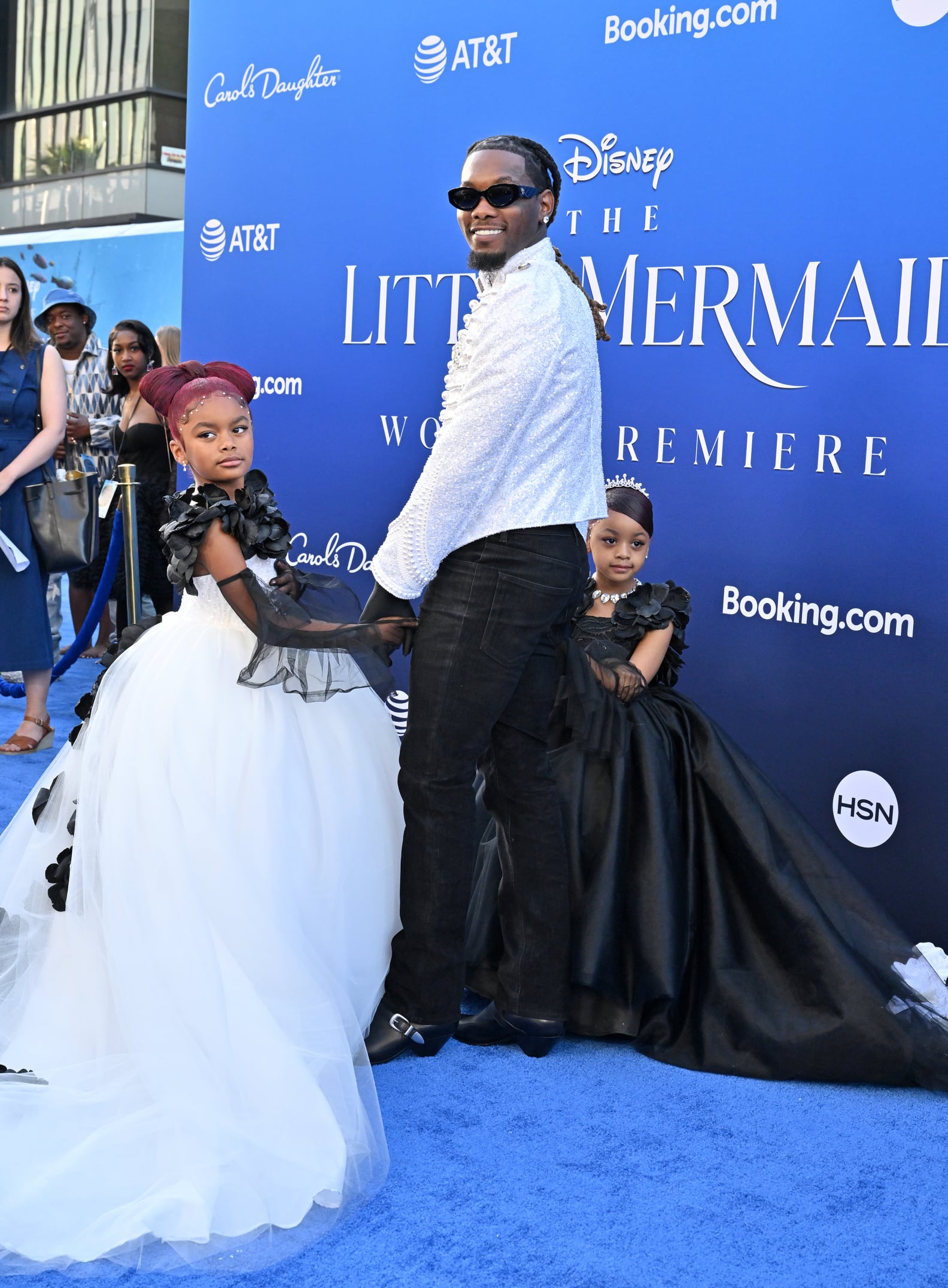 Offset & Daughters Kalea, Kulture at Little Mermaid Premiere | PS Celebrity