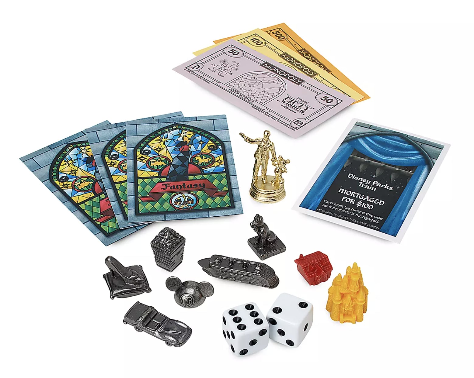 Disney Monopoly Pieces
