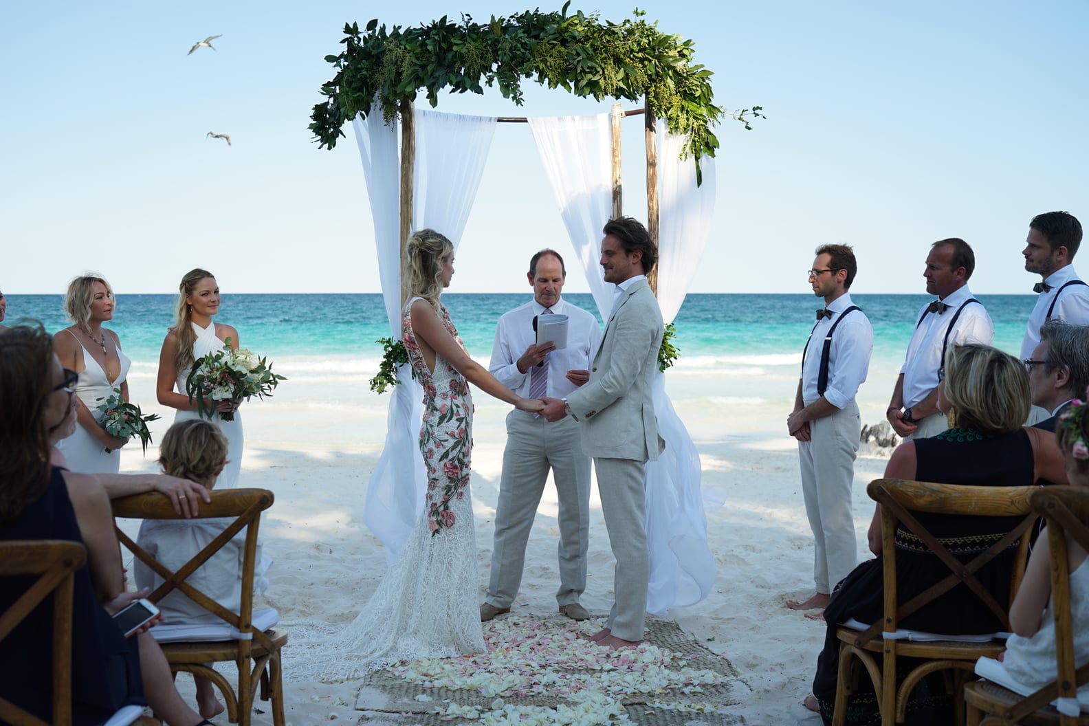 Roxanne Conso's Marchesa Wedding Dress | POPSUGAR Fashion