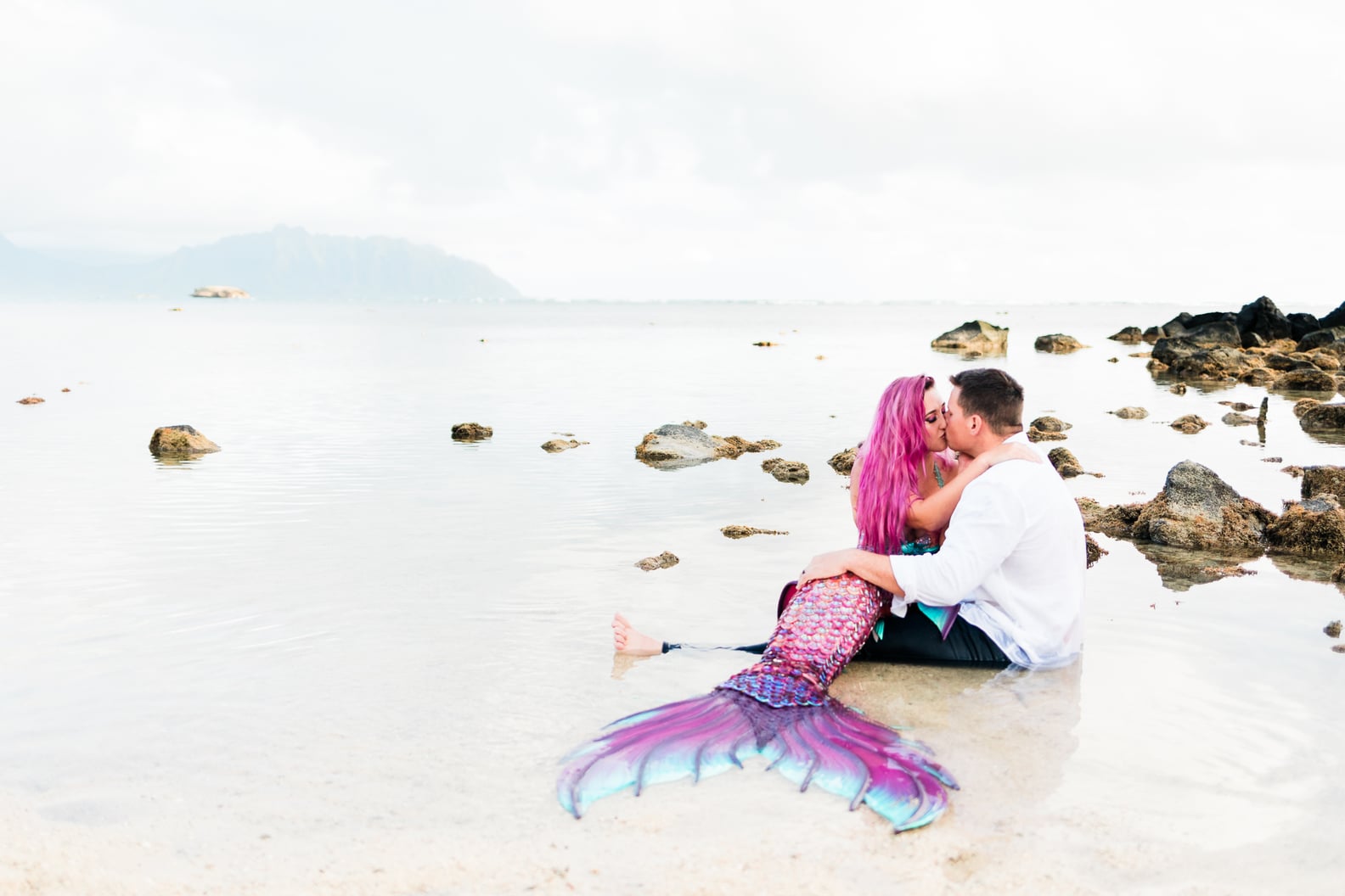 A Couple's Sexy Mermaid-Themed Photo Shoot | PS Love