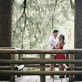 Forest Engagement Photos | POPSUGAR Love & Sex