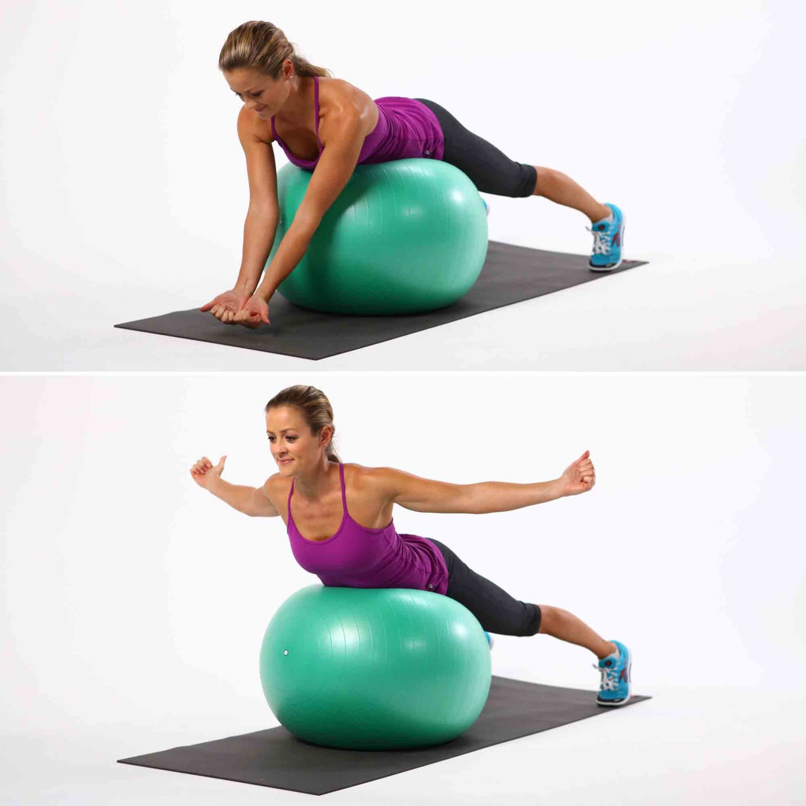 Back Exercises For Exercise Ball | PS Fitness