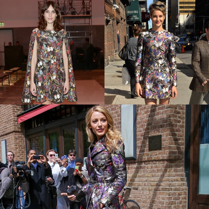 Stars Wearing Valentino Butterfly Print | POPSUGAR Fashion