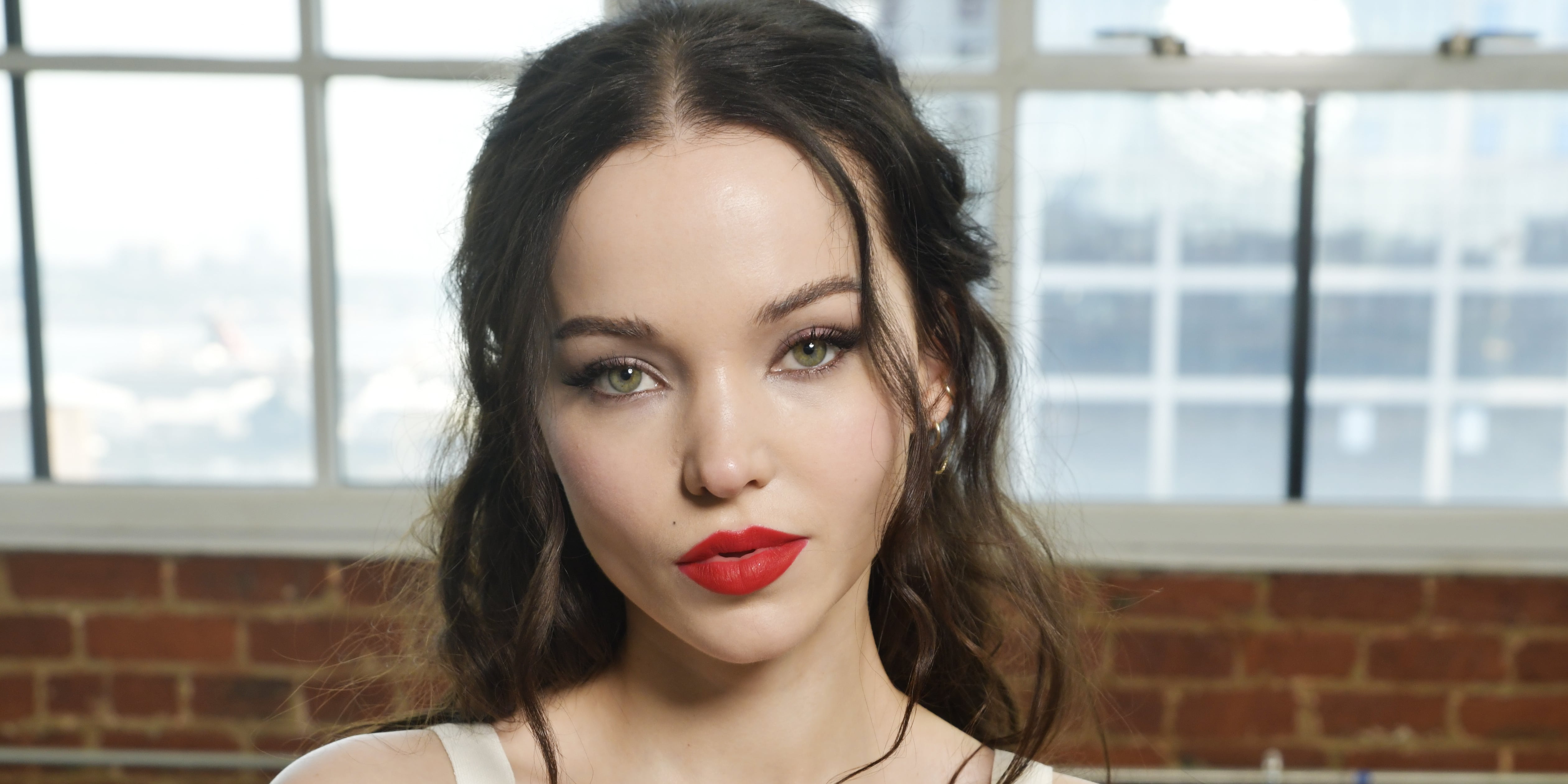 Dove Cameron's Crystal Eye Makeup at Paris Fashion Week | PS Beauty