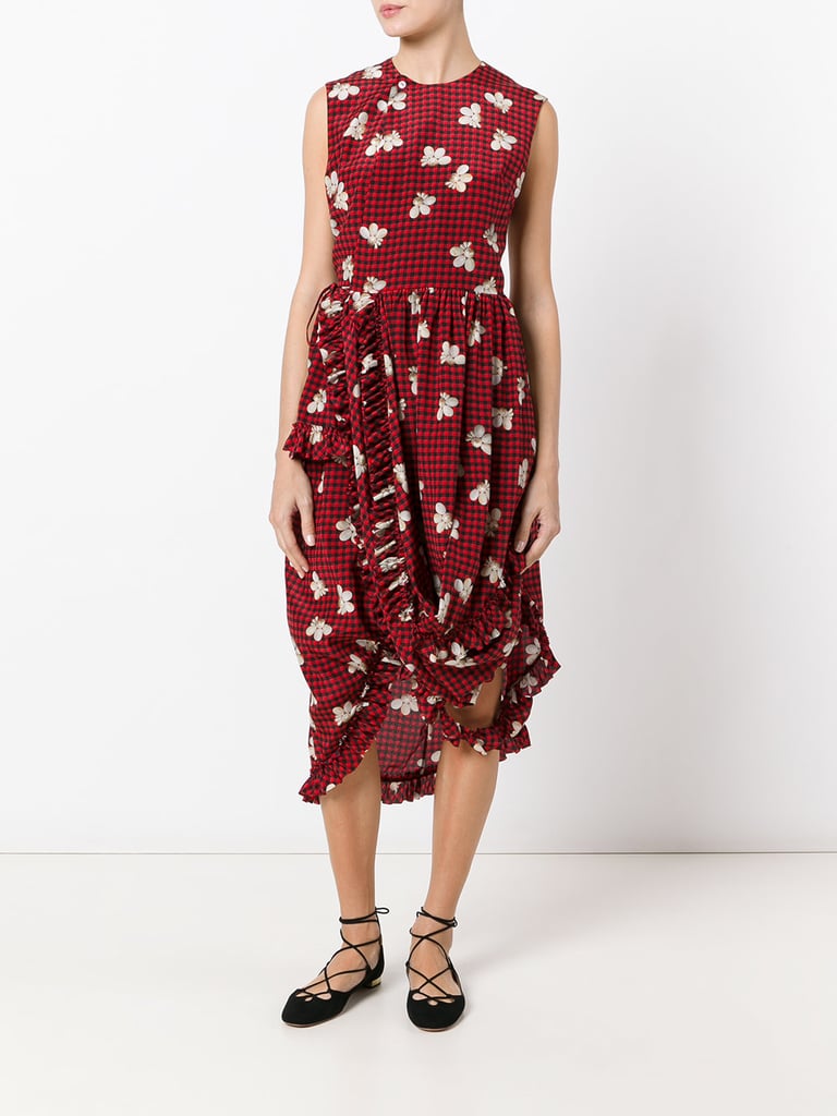 Selena Gomez Red Wedding Guest Dress | POPSUGAR Fashion