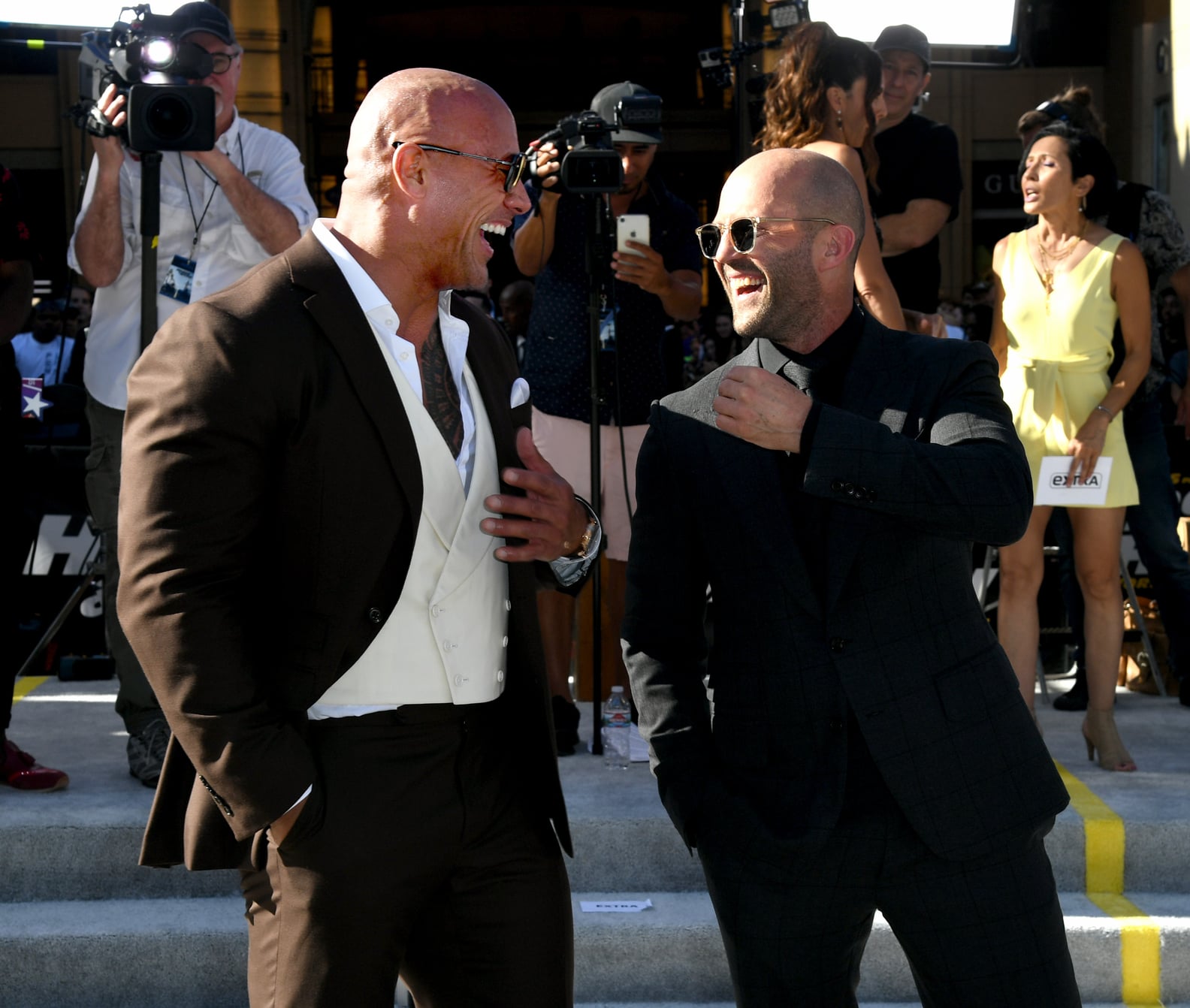 Dwayne Johnson and Jason Statham Friendship Pictures | PS Celebrity