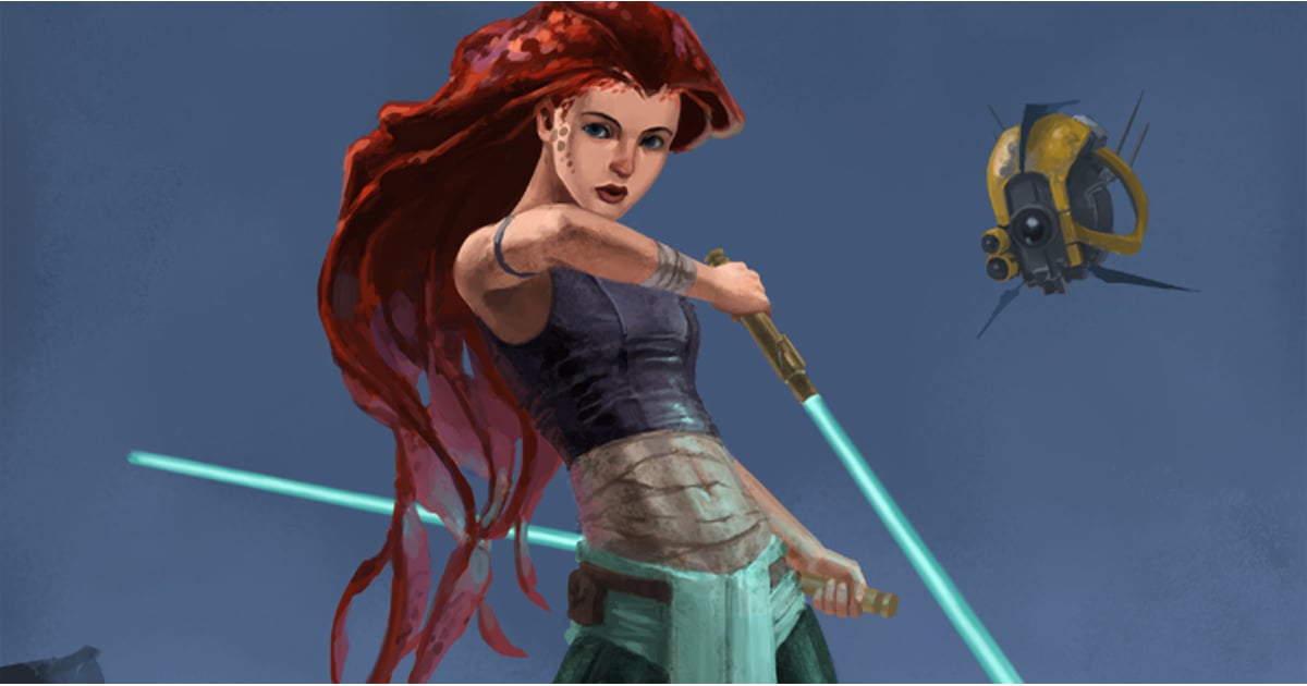 Disney Princesses as Star Wars Jedis | POPSUGAR Tech