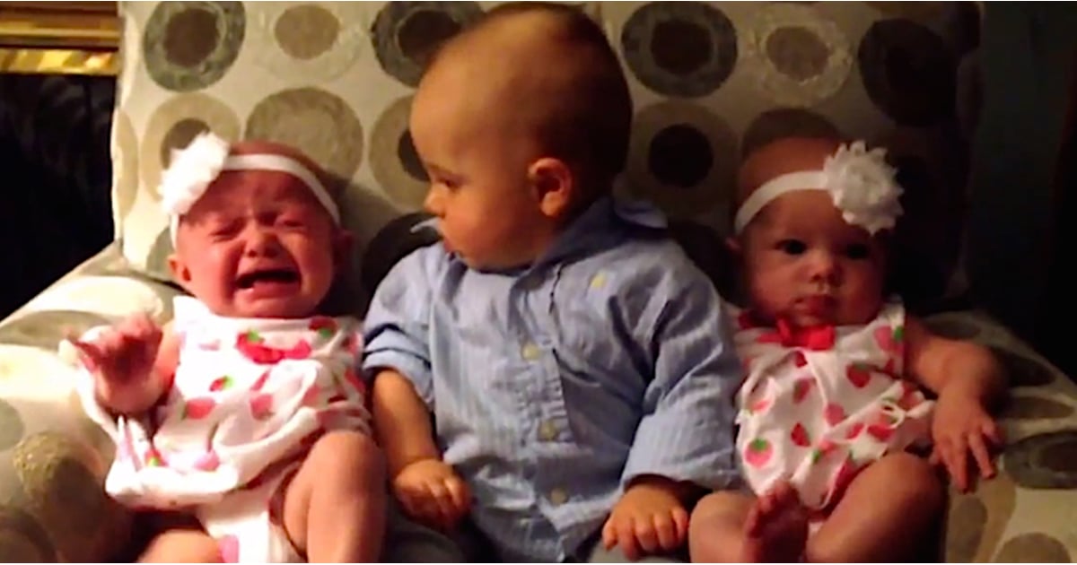 Video of Little Boy Confused by Twin Babies | POPSUGAR Family