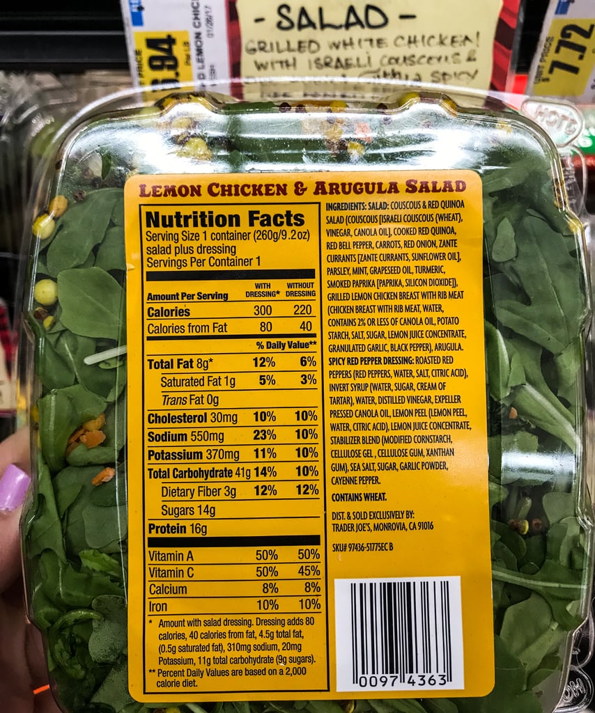 Lemon Chicken & Arugula Salad ($4) | Best Trader Joe's Salads 2019 | POPSUGAR Fitness Photo 21