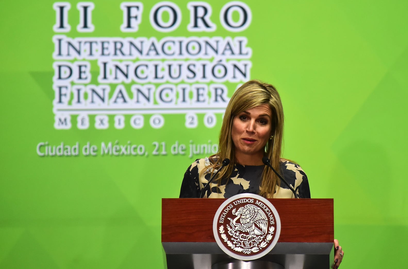 Queen Maxima Floral Peplum Dress Mexico June 2016 | PS Fashion