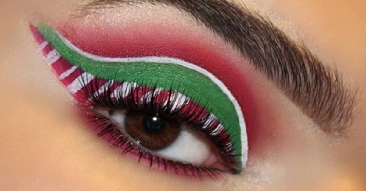 Candy Cane Makeup | PS Beauty