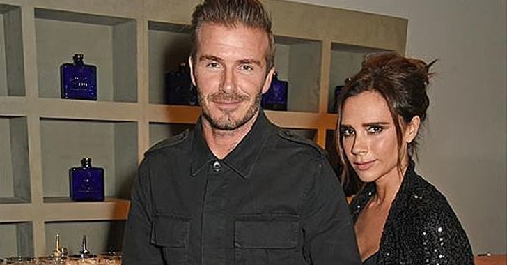 David and Victoria Beckham at Her Store in London | POPSUGAR Celebrity