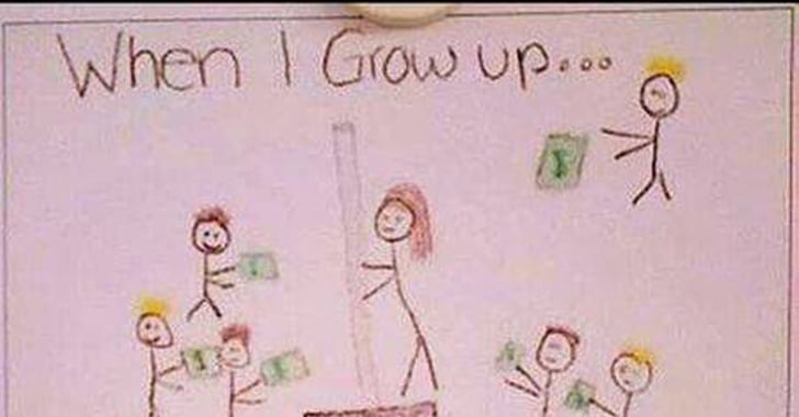 Little Girl Submits Funny Drawing of Mom For Homework | POPSUGAR Family