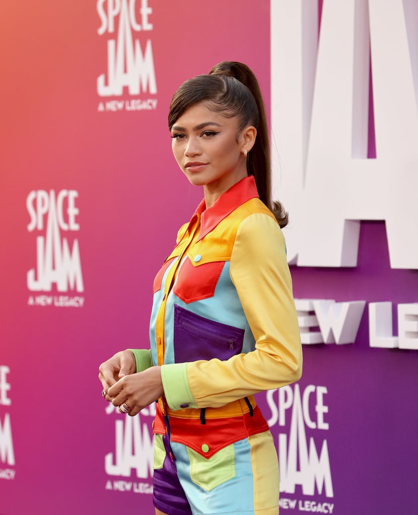 See Zendaya's Moschino Outfit at the Space Jam 2 Premiere | POPSUGAR ...