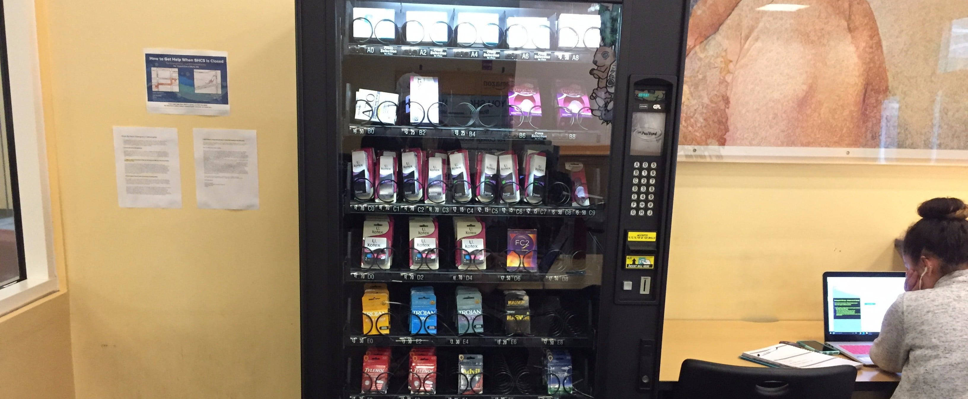 College Plan B Vending Machine | PS Love
