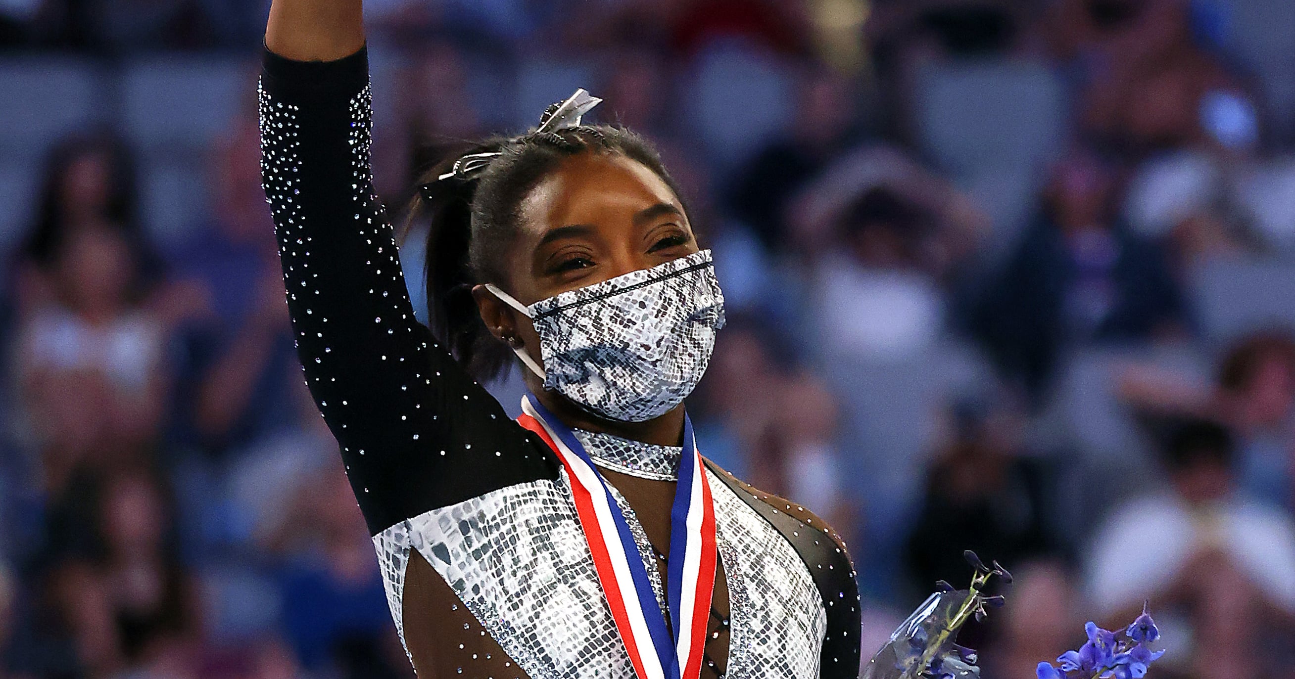 Simone Biles's Floating Eyeliner Makeup While Competing | PS Beauty