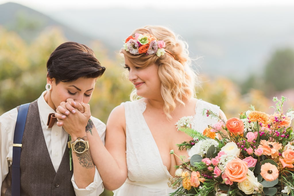 Surprise Proposal in a Styled Wedding Shoot | POPSUGAR Love & Sex