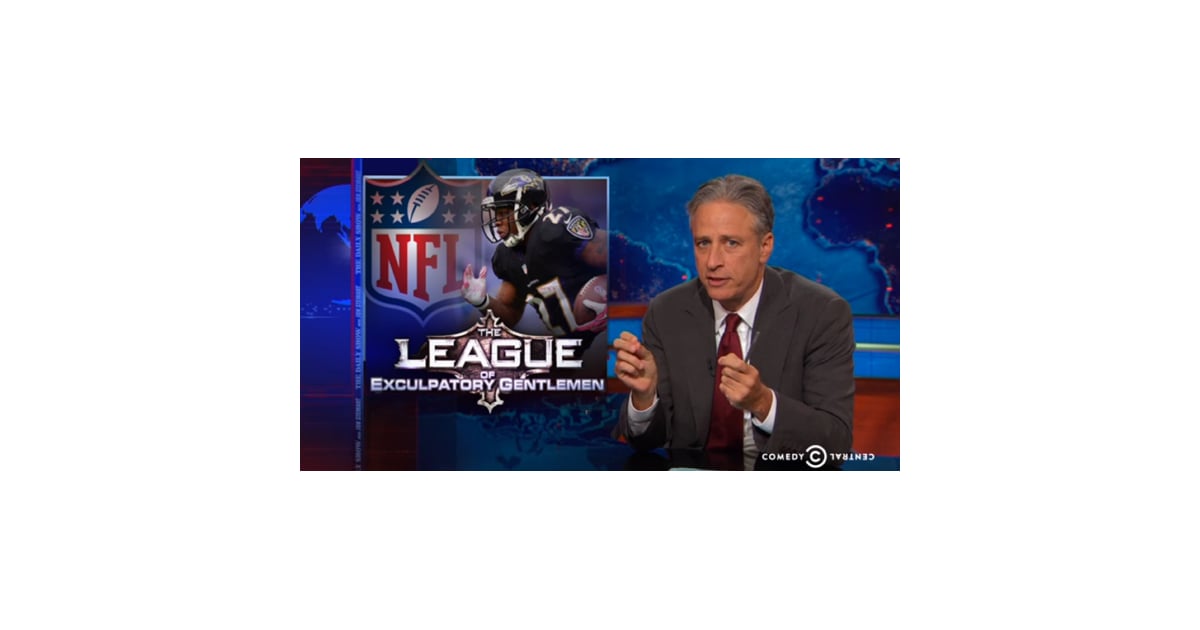 Jon Stewart on the Ray Rice Controversy | Video | POPSUGAR Celebrity