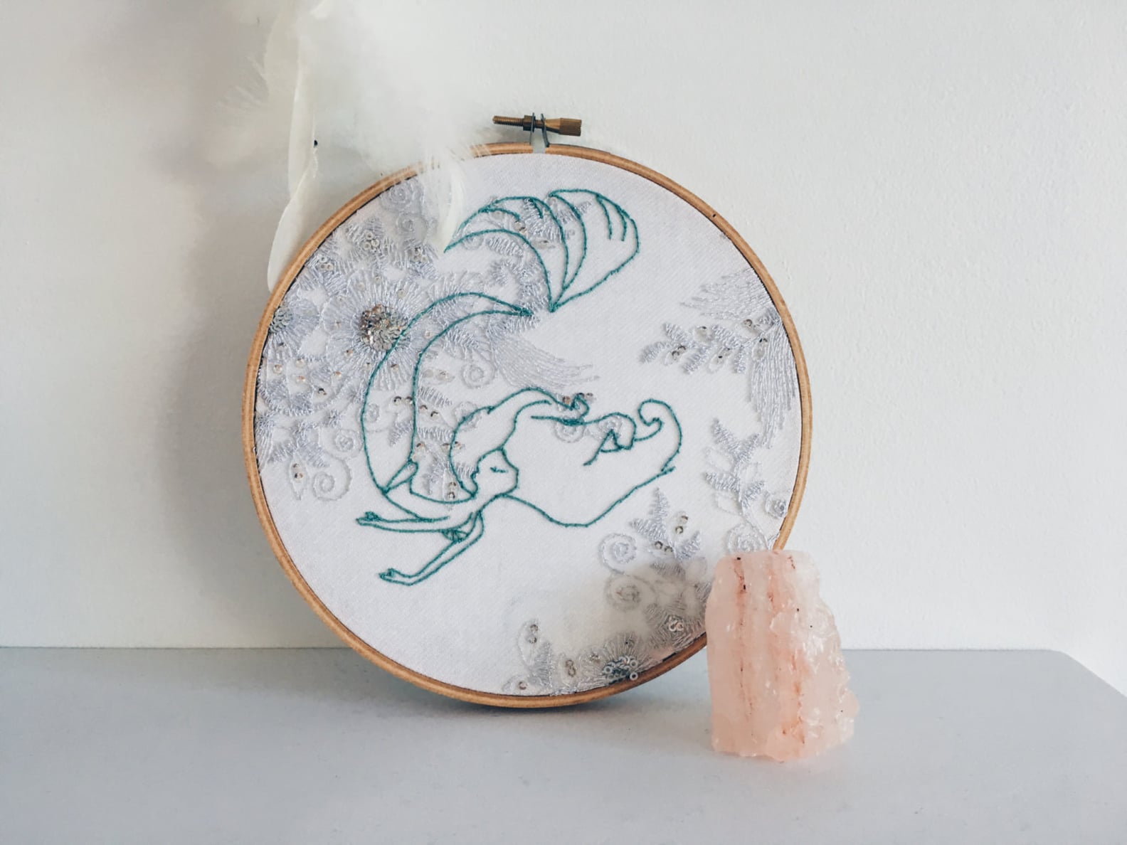 Mermaid Embroidery Hoops | PS Love