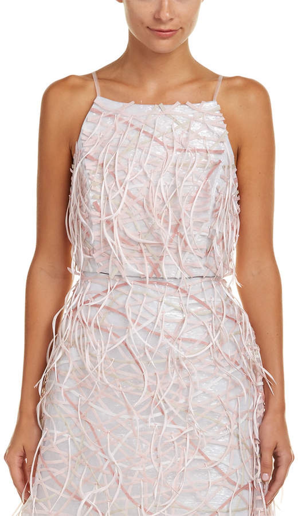 Kendall Jenner's Pink Feather Crop Top | PS Fashion