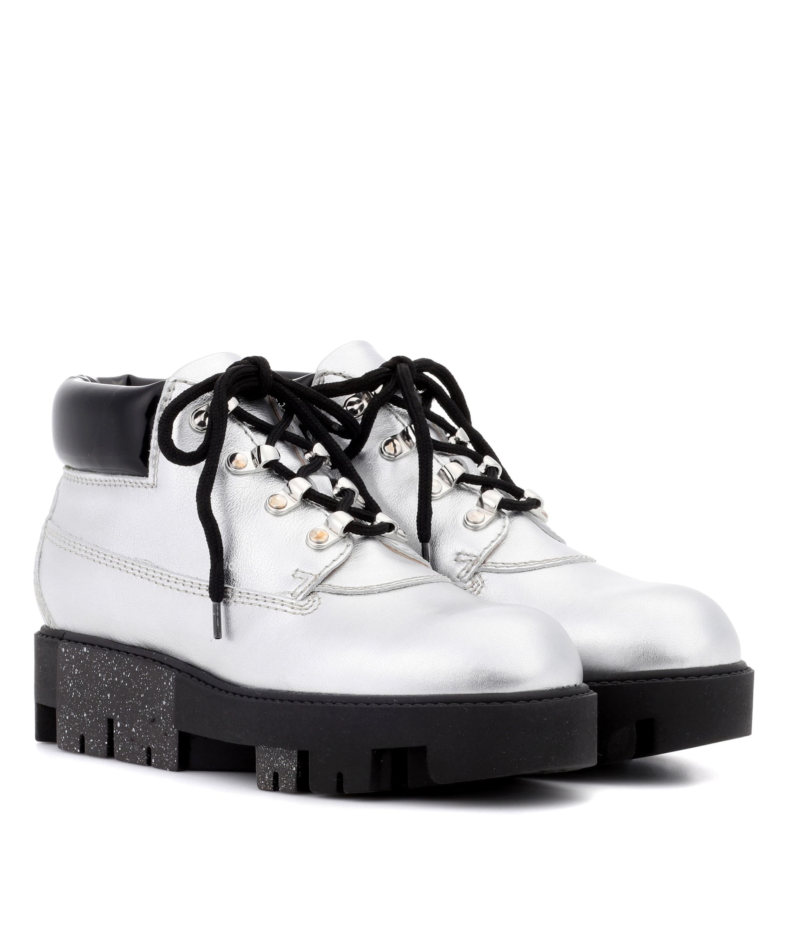 Taylor Swift's Silver Combat Boots | PS Fashion