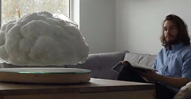 Levitating Cloud Speaker Video Popsugar Tech