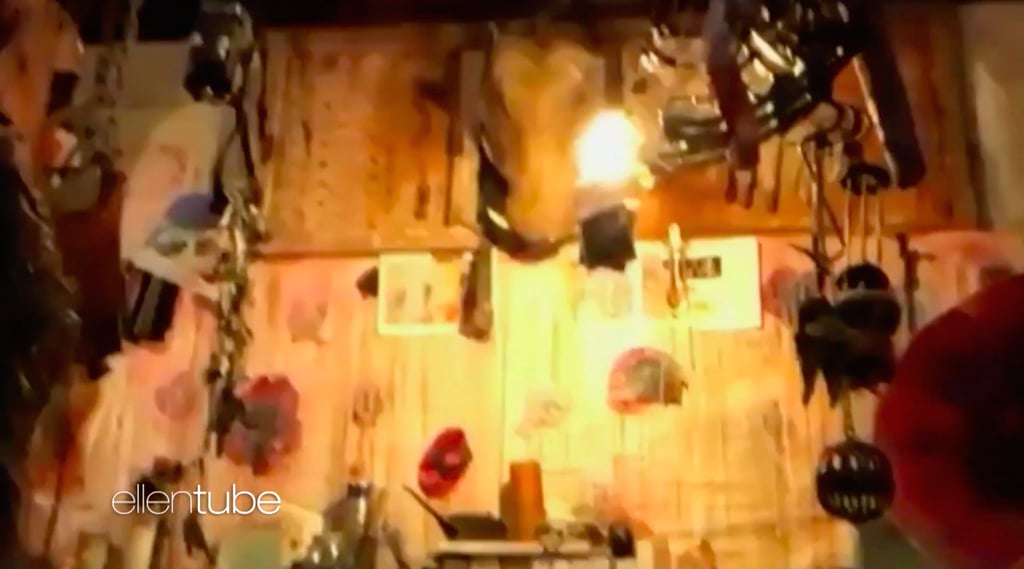 Watch Jason Momoa Give Ellen a Tour of His Home's Man Cave | POPSUGAR Home