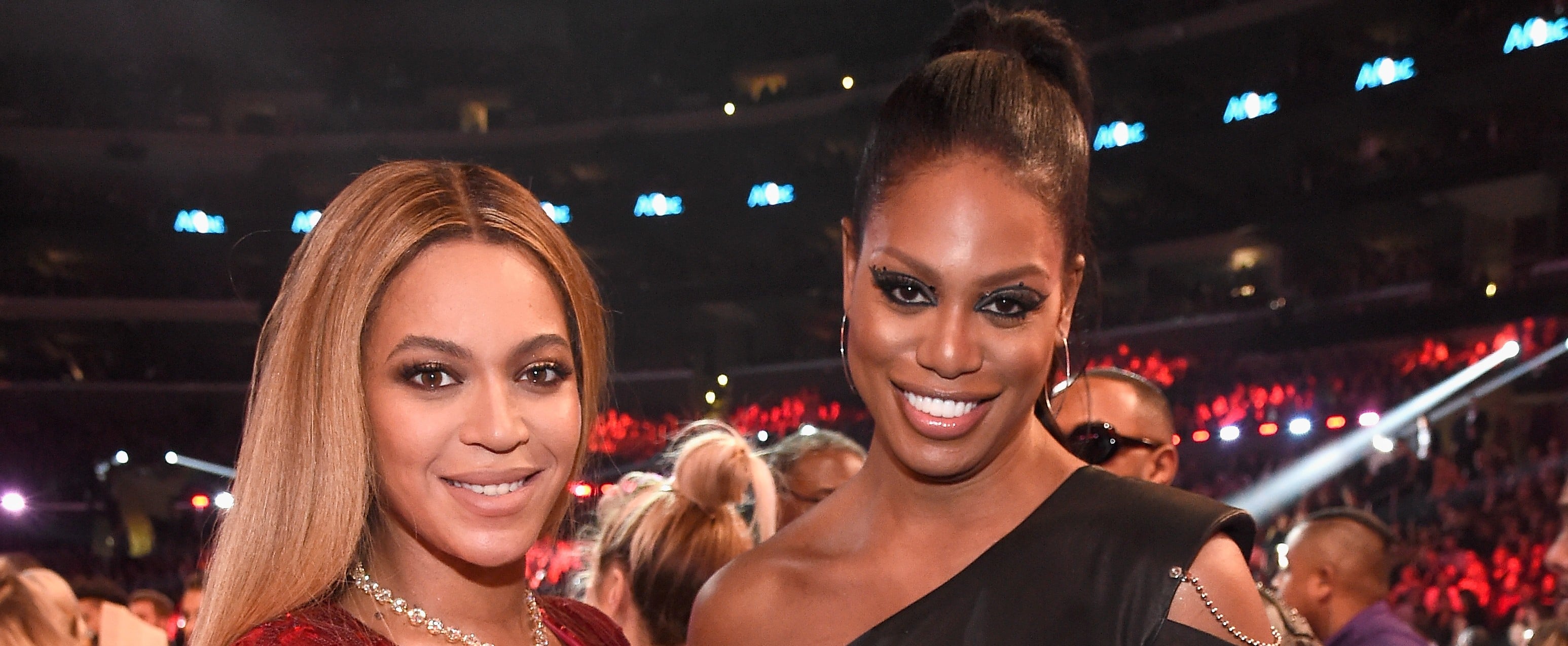 Laverne Cox Talks Meeting Beyonce on Stephen Colbert 2017 | POPSUGAR ...