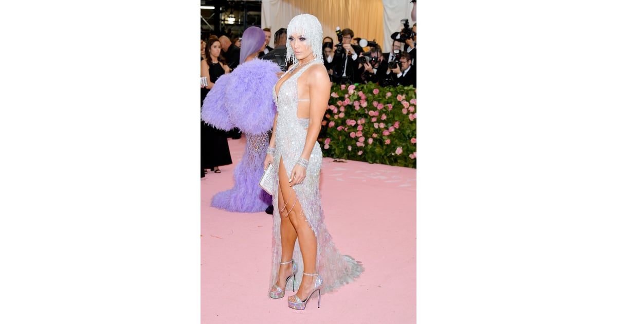 Jennifer Lopez Silver Dress Met Gala 2019 Popsugar Fashion Uk Photo 15